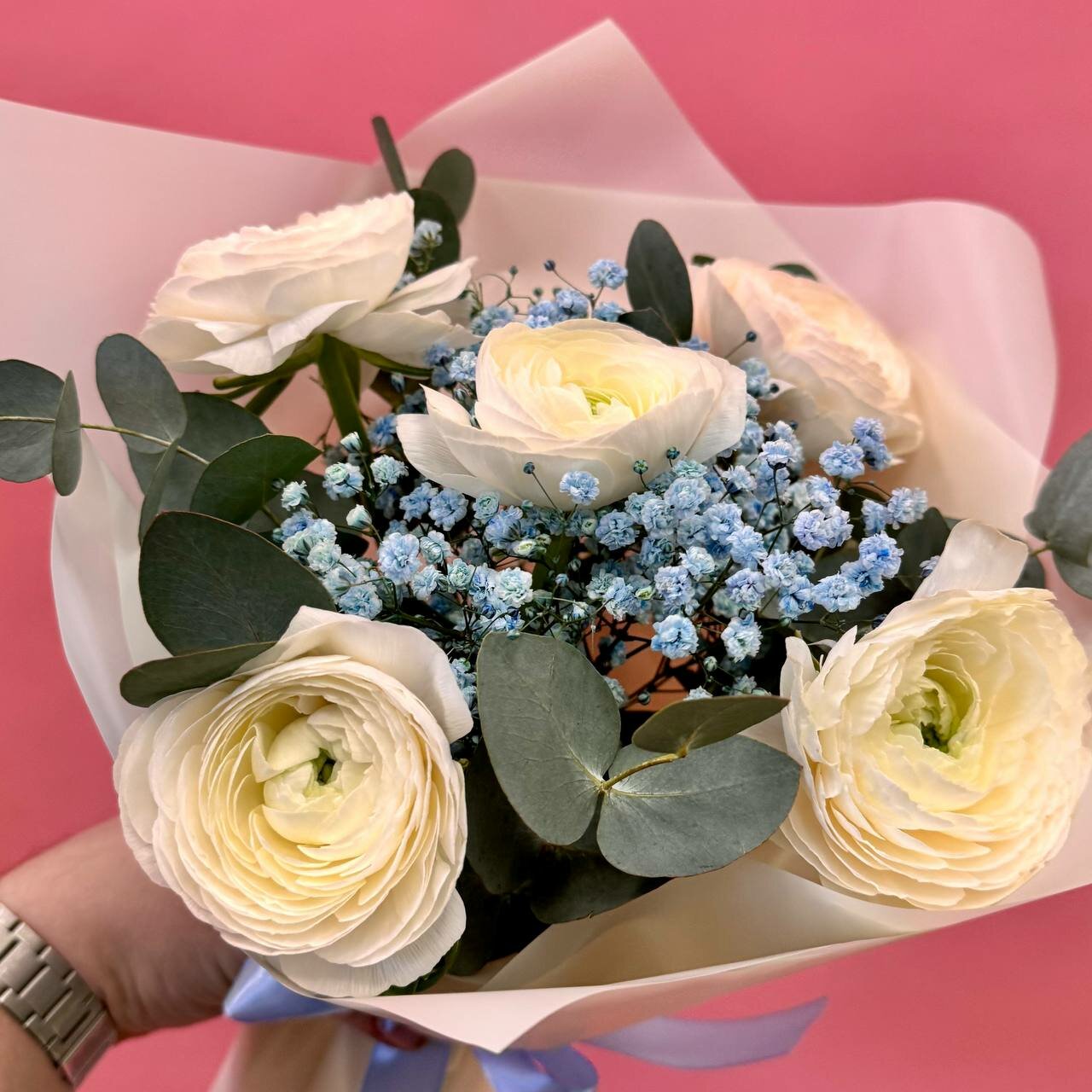 Лютики белые