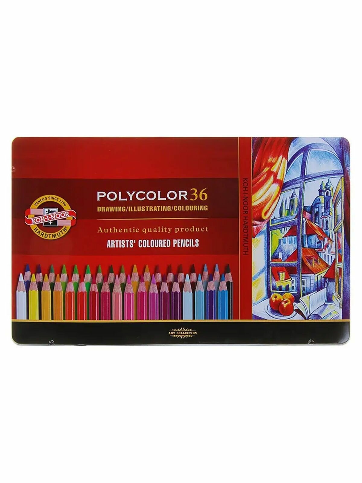 Набор карандашей Koh-I-Noor POLYCOLOR, цветные, художественные, 36 цветов