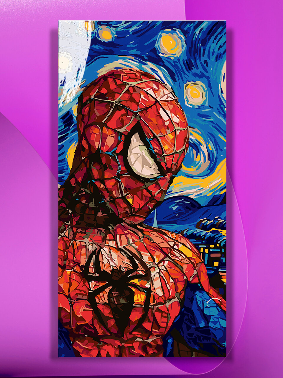 Картина по номерам на холсте Питер ван Гог, 30 х 60 см