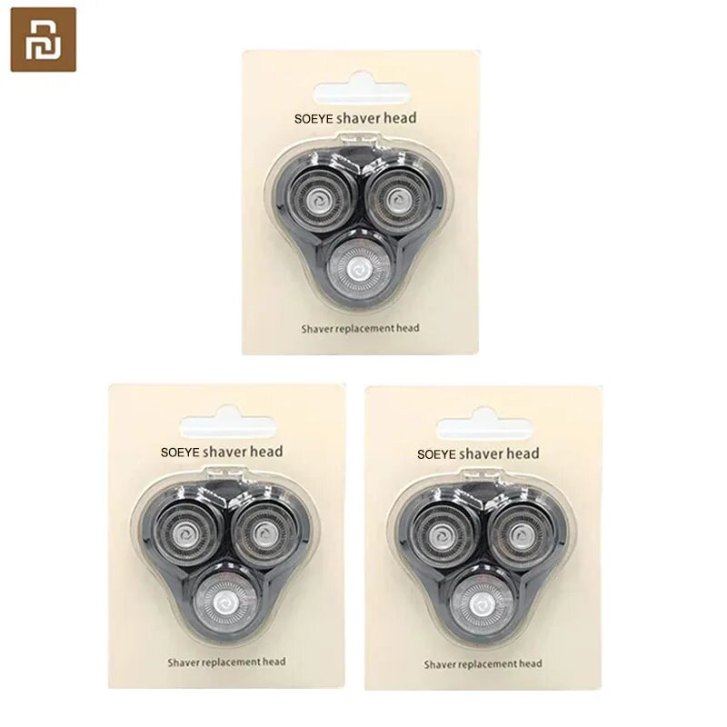 Головка для электробритвы SOEYE IPX7 3PCS