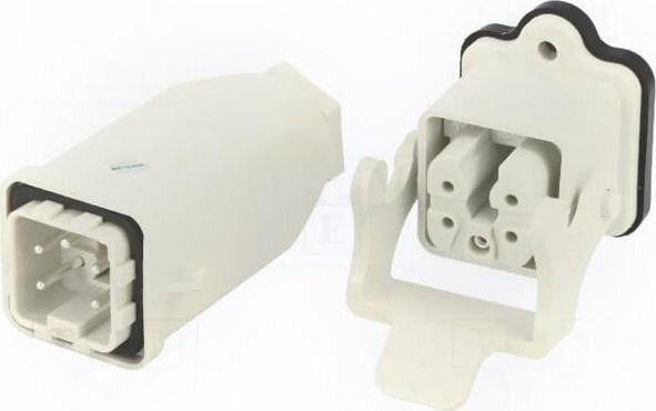 Разъем MOLEX 936030028 HDC "папа" + "мама" S-A PIN: 5 4+PE размер 3А прямой 1шт