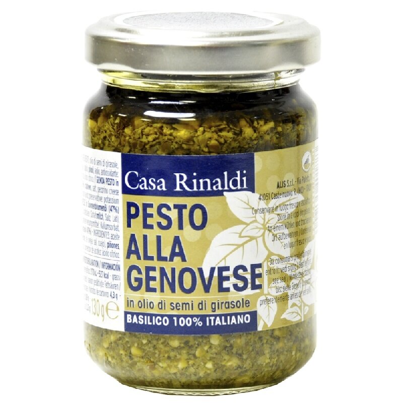 Крем-паста Casa Rinaldi песто Генуя в подсолнечном масле /стекло/ 130г