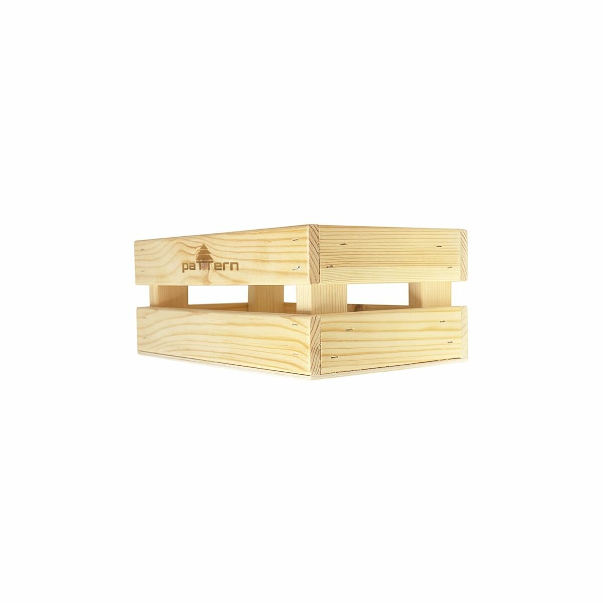 Ящик для хранения Pattern деревянный, 25х17х11 см. Изготовлен из натурального дерева