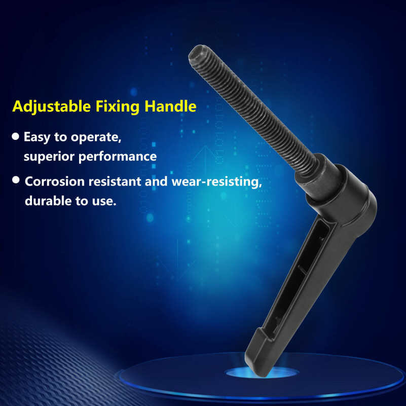 Зажимная ручка рычага 4 шт. металлические ручки машины регулируемая фиксация нержавеющая сталь M6 наружная резьба зажим