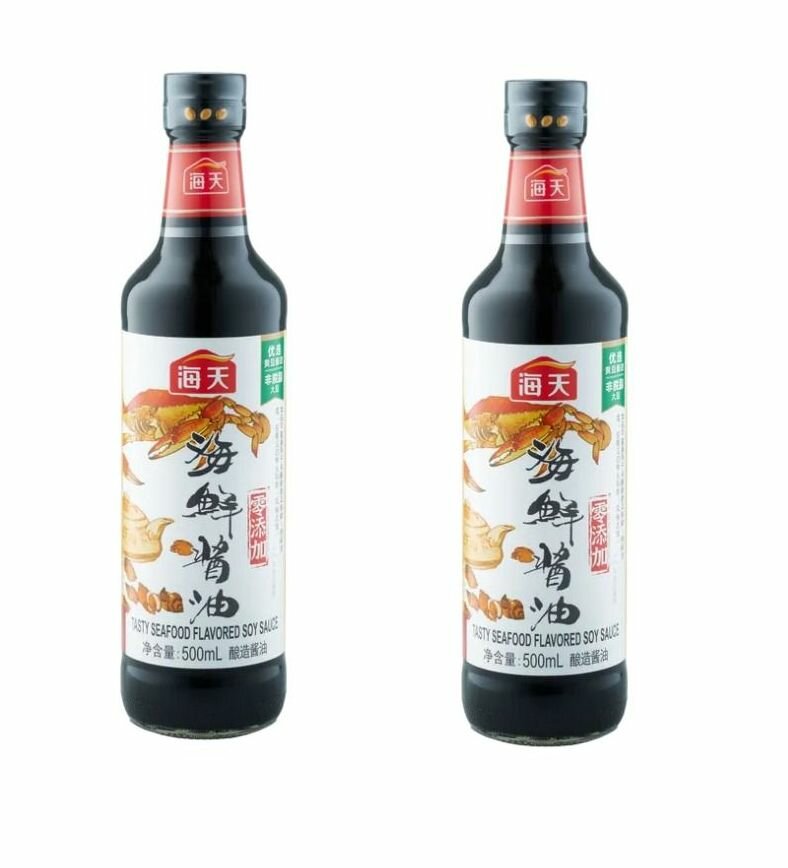 Haday Соевый соус со вкусом морепродуктов, 500 мл, 2 шт