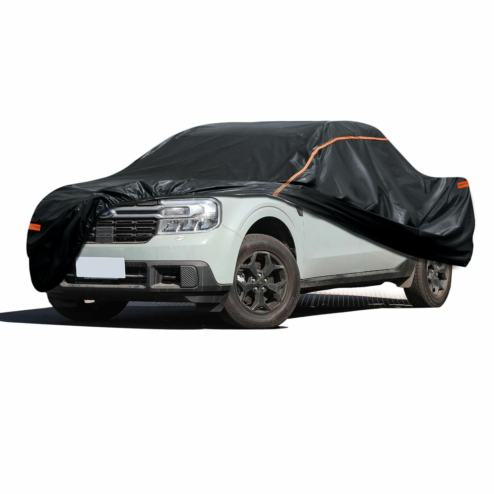 Тяжелый пикап чехол для авто. Тент для автомобиля от солнца, снега, дождя, чехол для защиты машины универсальный размер "XL"(615*203*170CM)