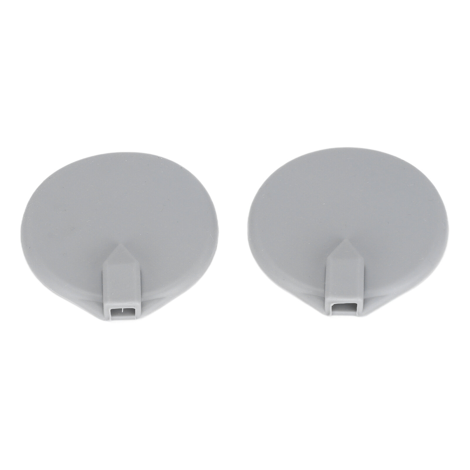 2 шт. круглых силиконовых электродных накладок диаметром 65 мм / 2,56 дюйма для аппарата для электростимуляции TENS-терапии.
