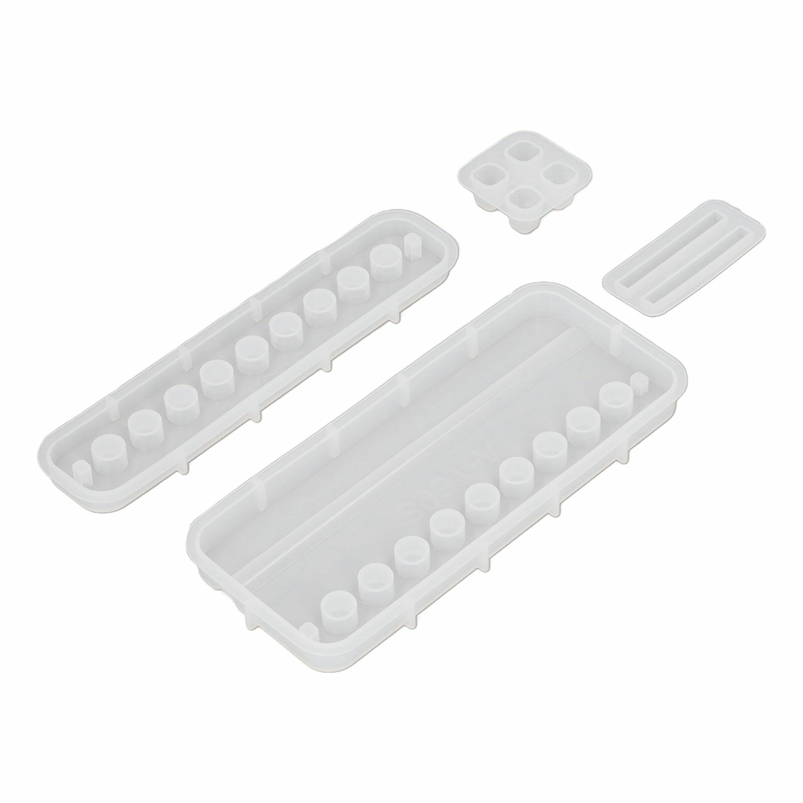 Форма для держателя ручек из эпоксидной смолы, 4 шт, мягкий устойчивый к разрыву держатель для мобильного телефона, форма для эпоксидной смолы для легкого демонтажа домашних поделок своими руками