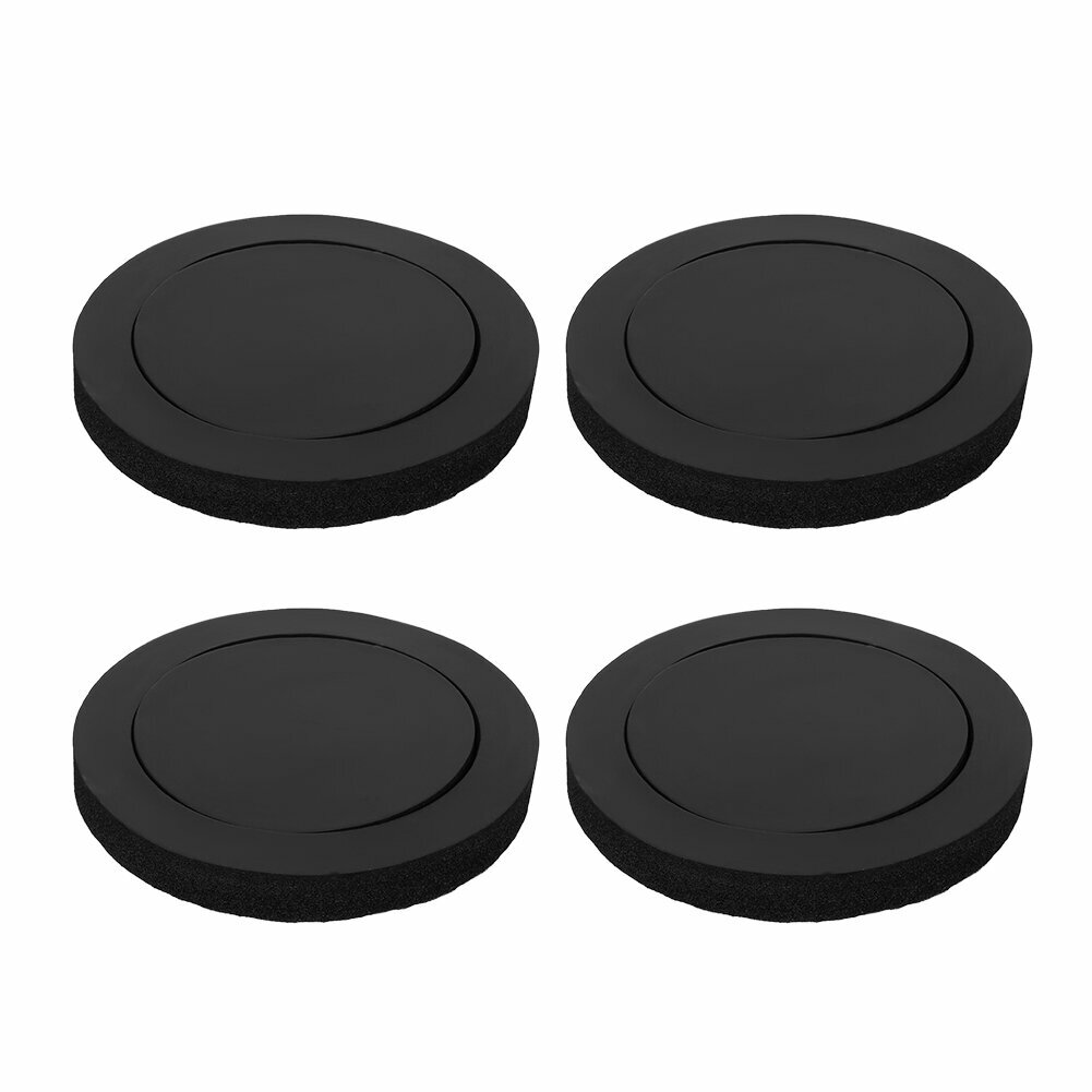 Обшивка двери автомобиля, звукоизоляция, хлопок, 4 шт, дверной динамик, басовое кольцо, аксессуары для звукоизоляции, антивибрации, защиты от шума, простота установки