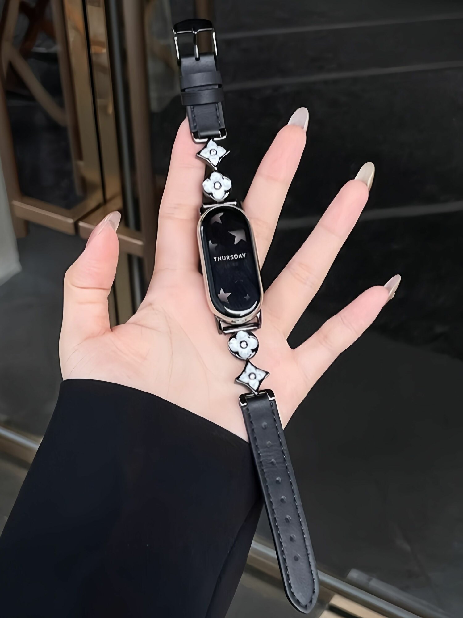 Металлический кожаный ремешок для часов Louis Vuitton, подходит для фитнес-браслета Xiaomi Mi Band 8/9/10 (Xiomi Mi Band 8 9 10), модный ремешок