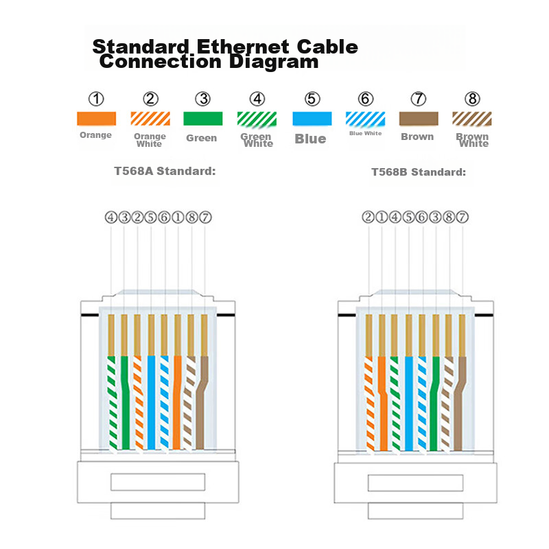 Shengwei CAT6A Shielded RJ45 Connectors, 10 Gigabit Ethernet Cable Plugs, Professional-Grade Network Connectors for Computers, Two-Piece Design, 50 Pieces, CRJ6050P
