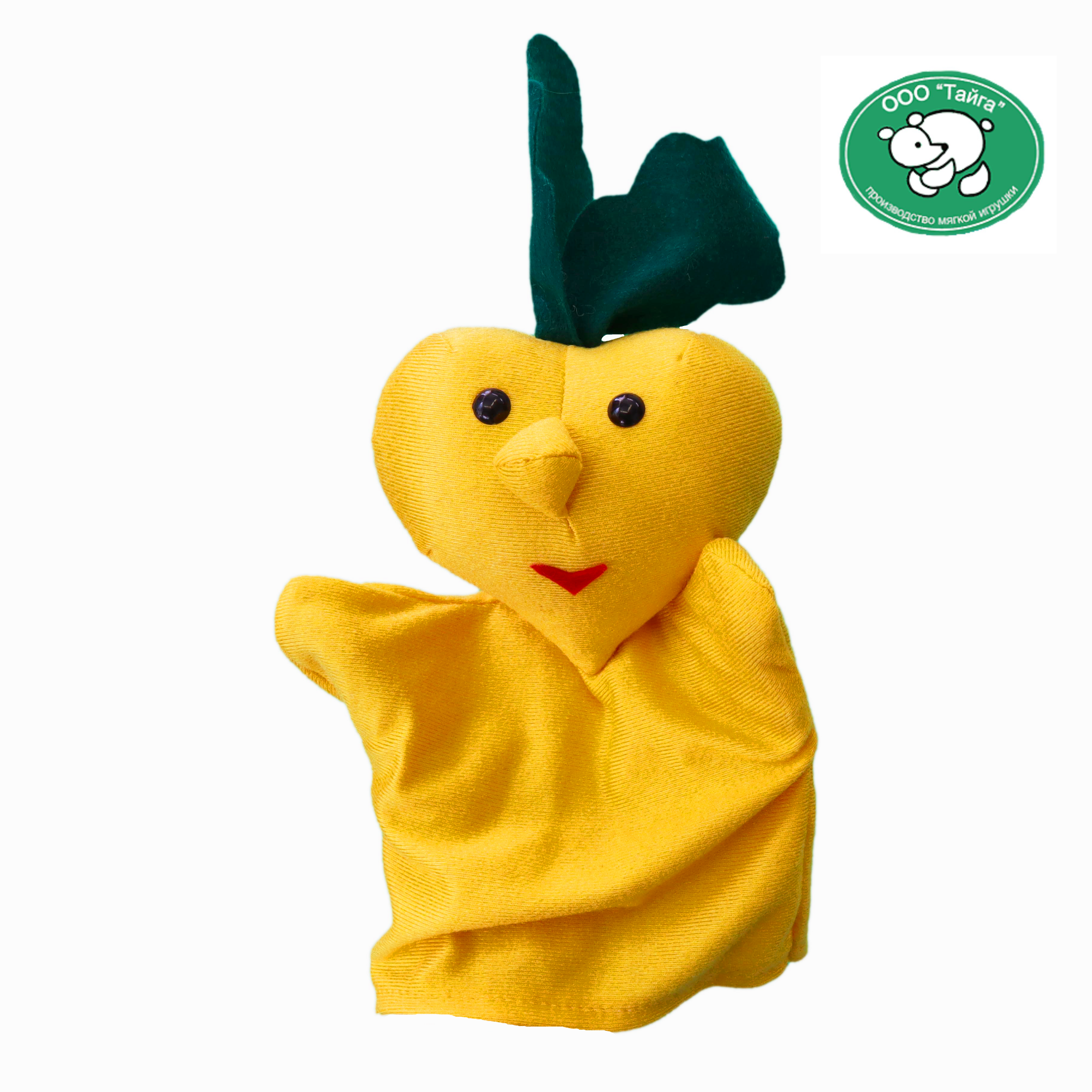 Мягкая игрушка на руку "Тайга" для детского кукольного театра "Репка", кукла-перчатка