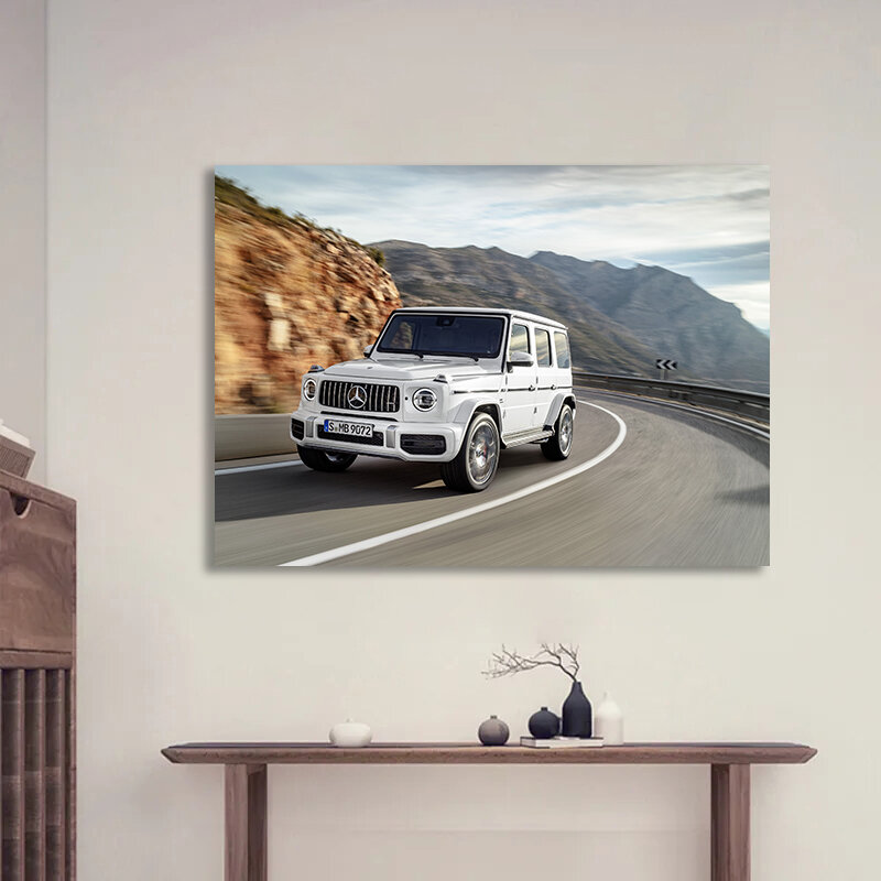 Картина мерседес / машина, картины для интерьера / мальчику, 40х60 см.