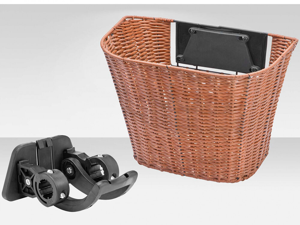 Багажник корзиночный STELS JL-086 быстросьёмный плетёная