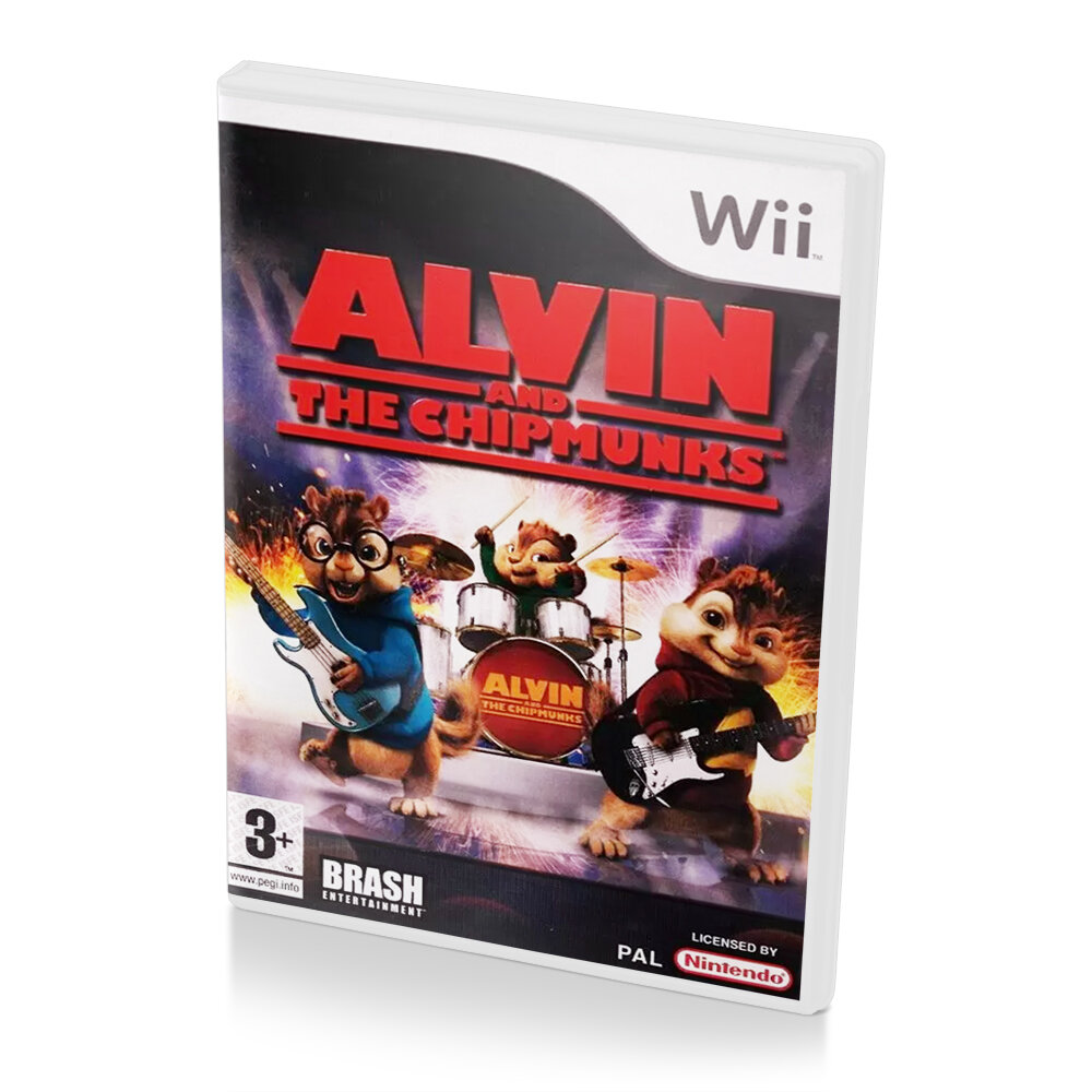 Alvin and the Chipmunks (Wii, незнач.царап., устанавливается на 100%) (регион PAL) английский язык