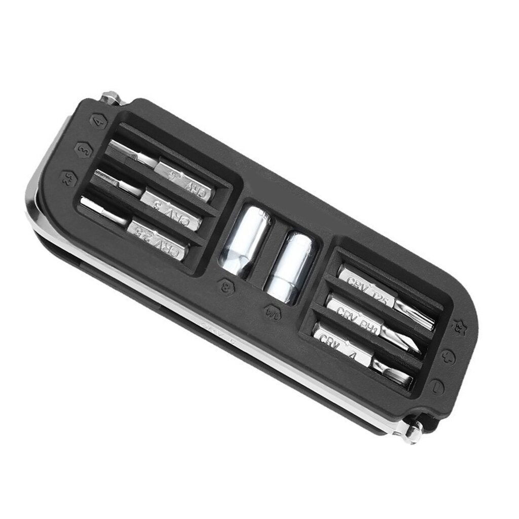 Велосипеды 10 в 1 Мультиинструментальный Стальной Велосипедный Комбинированный Инструмент Для Технического Обслуживания Многофункциональный Шестигранный Ключ Бит Набор Торцевых Инструментов