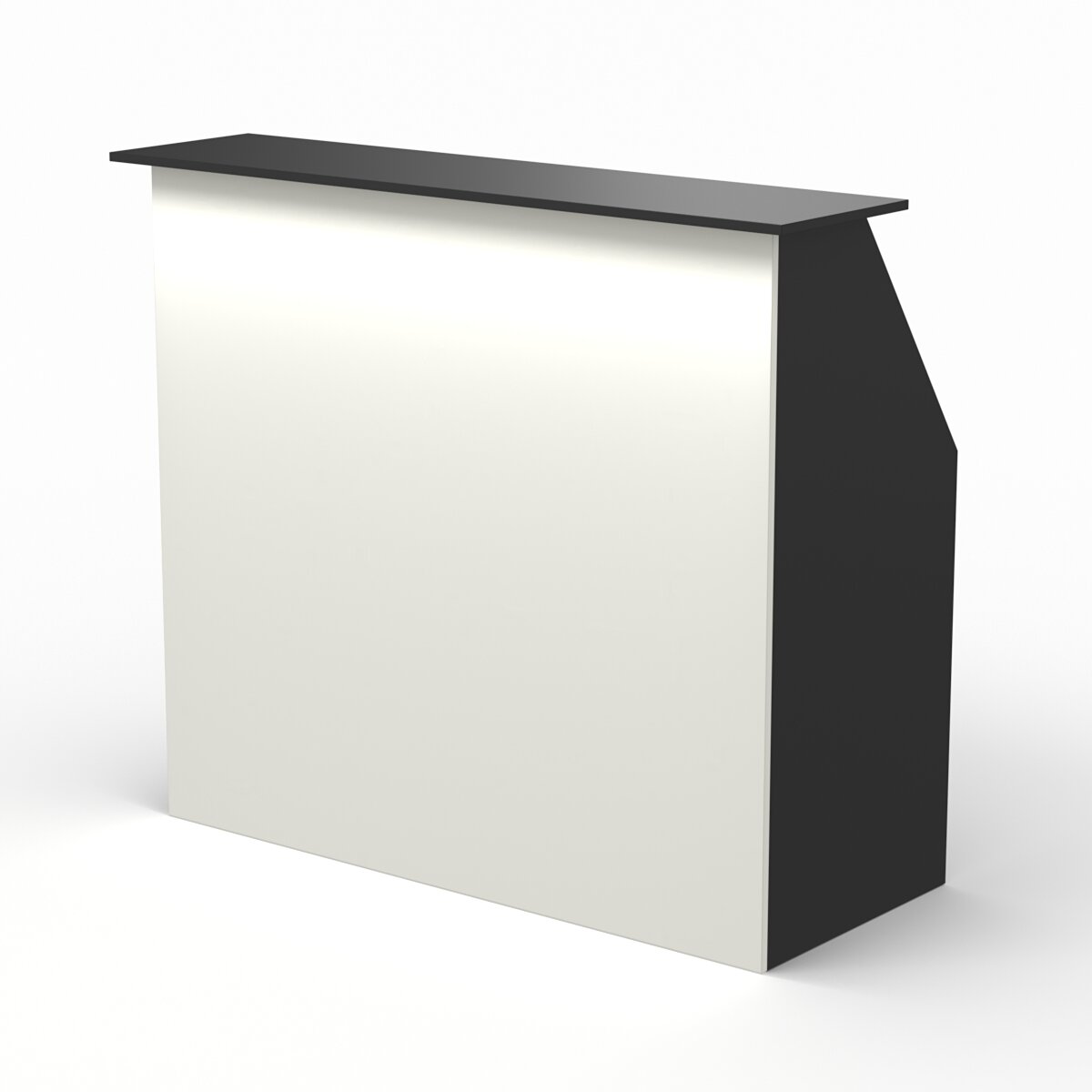 Барная стойка №1 с диодной подсветкой, Черный и Белый. Производитель товара - компания Westcom.