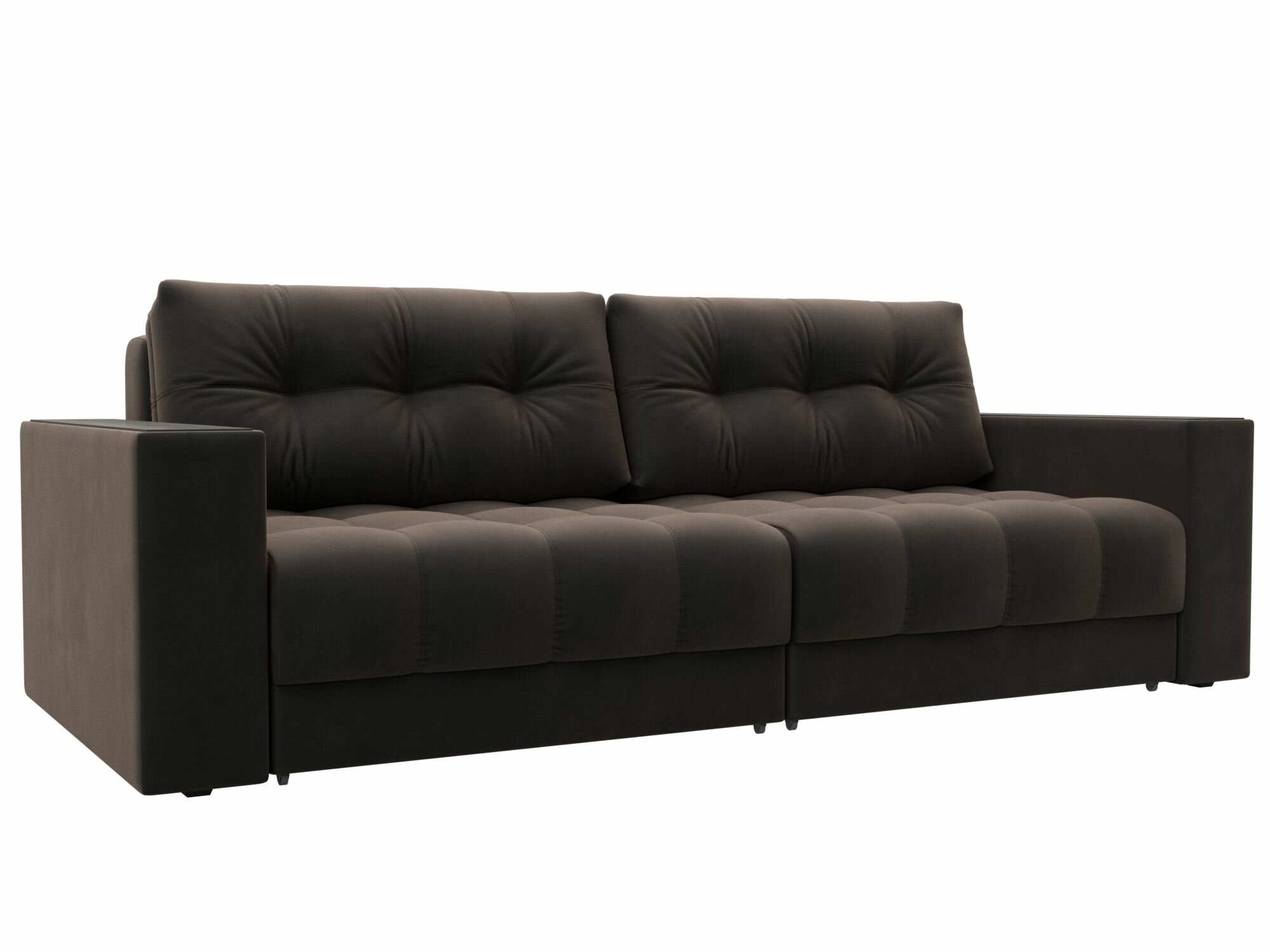 Диван прямой с декором Бруно НПБ, Велюр