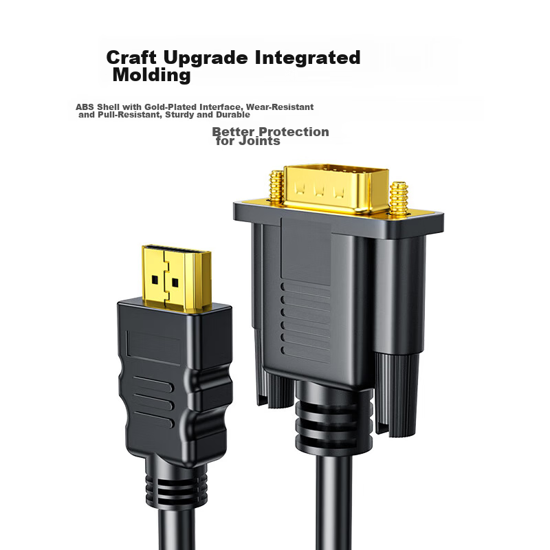 Кабель-адаптер LinkStone HDMI в VGA 3 м для высококачественного видео на монитор проектор ноутбук Модель：Кабель HDMI в