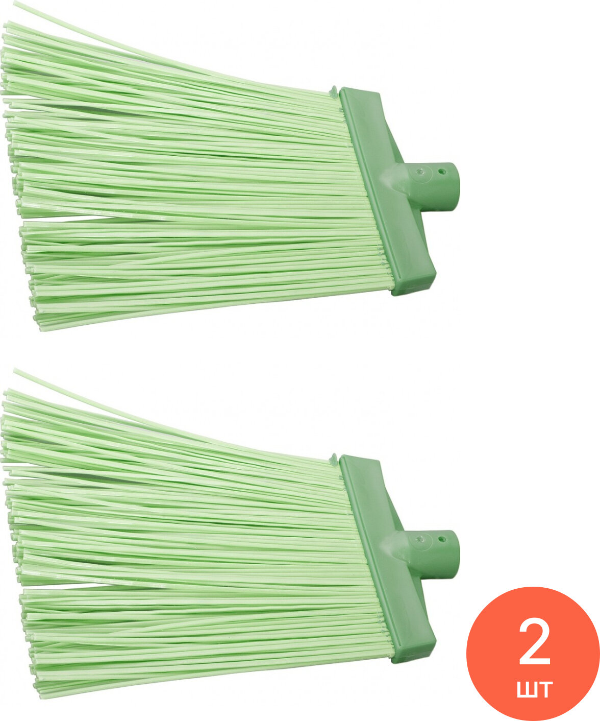 Метла уличная плоская без черенка, полипропилен, 30см / хозяйственные товары (комплект из 2 шт)