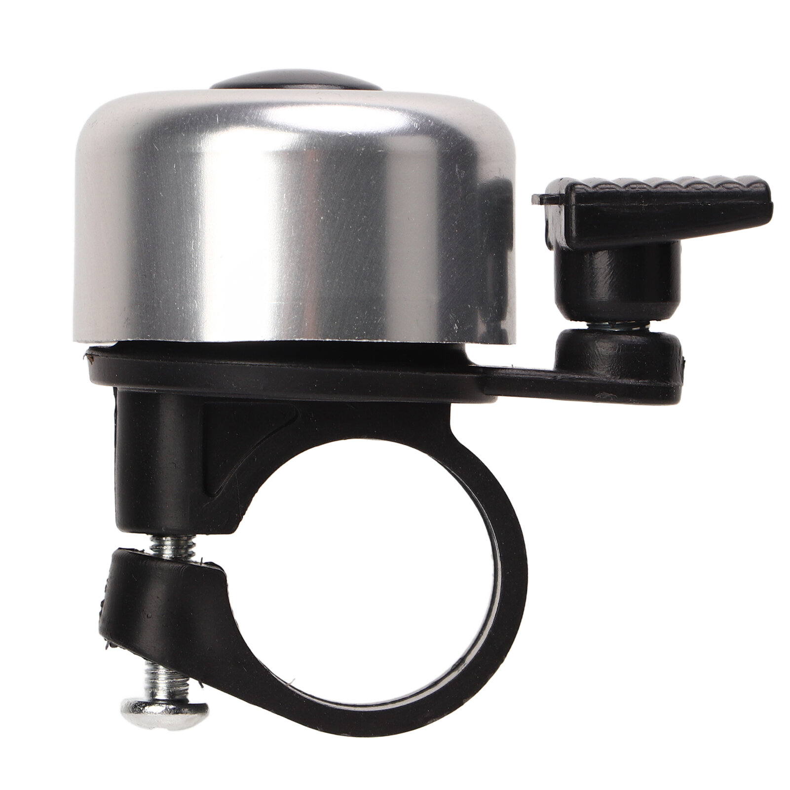 Велосипедный звонок, предупреждающий сигнал безопасности, металлический звонок на руль велосипеда, мини-гудок, сигнализация на руль, серебристый.