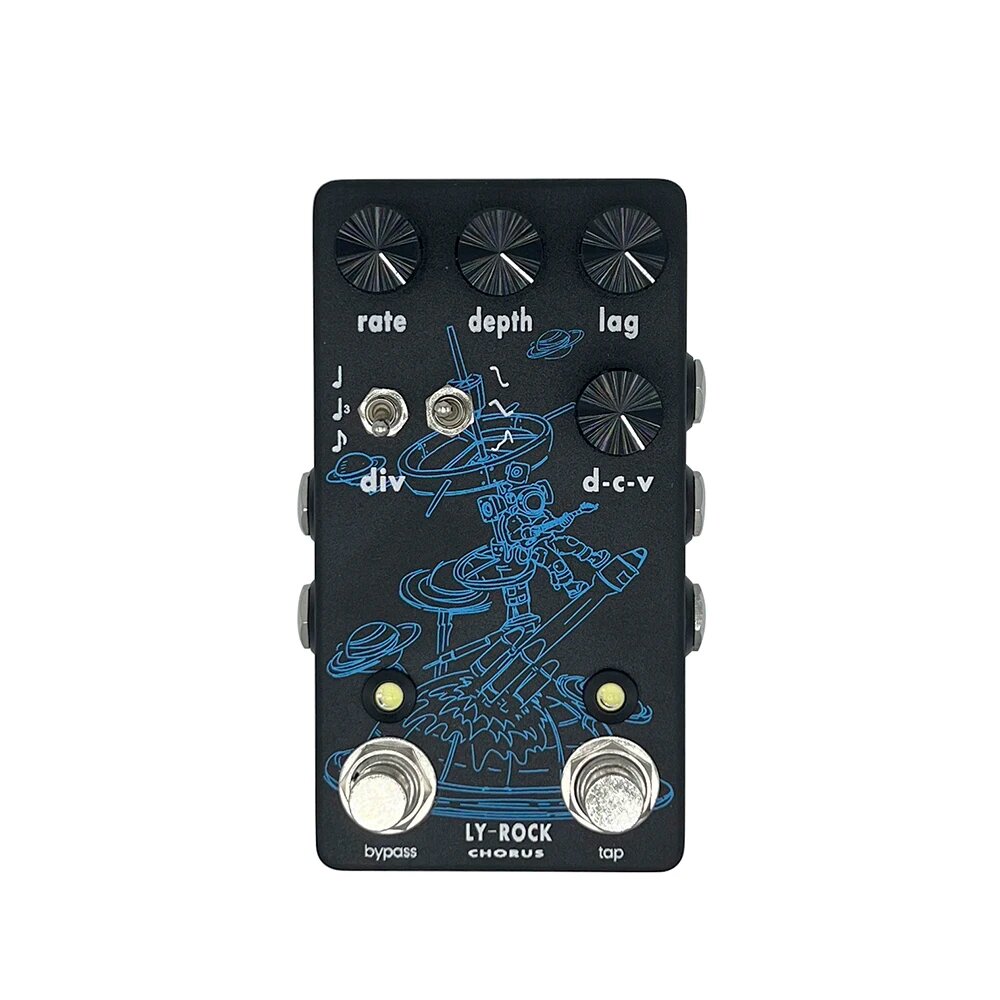 LYR PEDALS ly Rock Siren Stereo Choral Guitar Effects Pedal