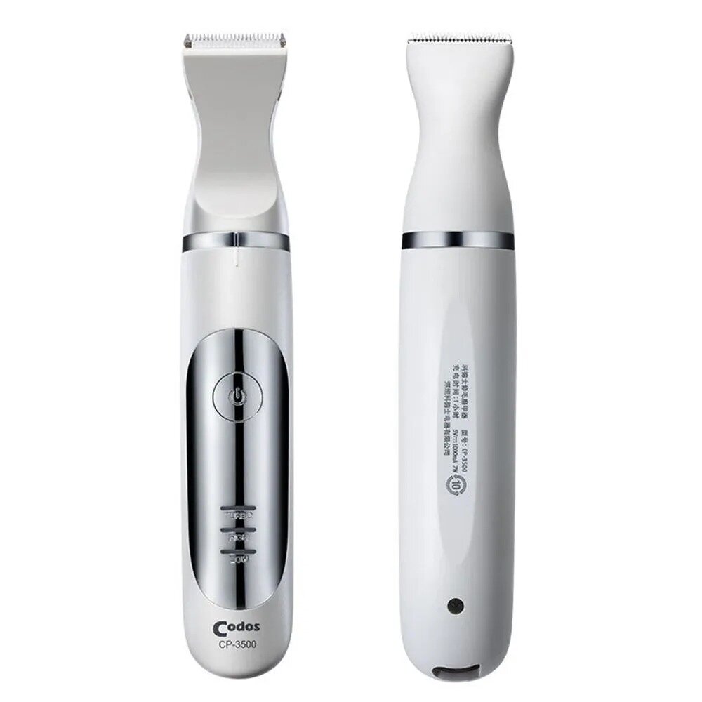 Триммер гриндер Codos CP 3500 машинка для стрижки и когтерезка, для собак и кошек, Белый