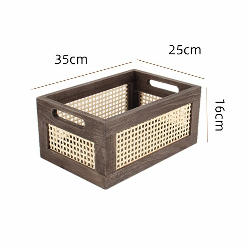 Деревянный органайзер из ореха для книг/документов: набор с ящиками для гостиной, ручная шлифовка бесшовная конструкция