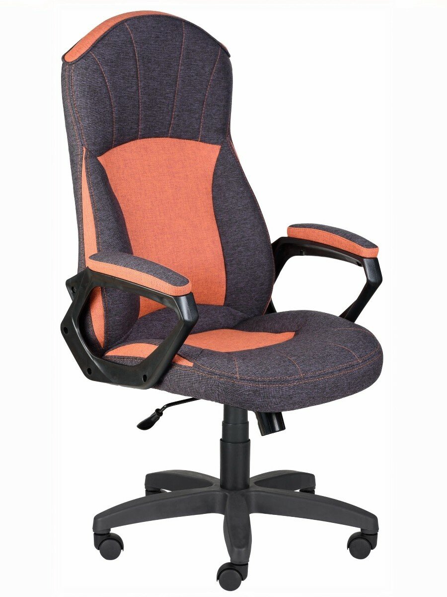 Компьютерное кресло OLSS Сатурн HOME, обивка ткань, цвет оранжевый, сливовый
