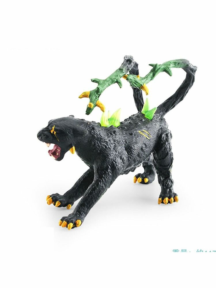 World of Warcraft Игрушка-монстр Warcraft model Black Panther, декоративная статуэтка ручной работы