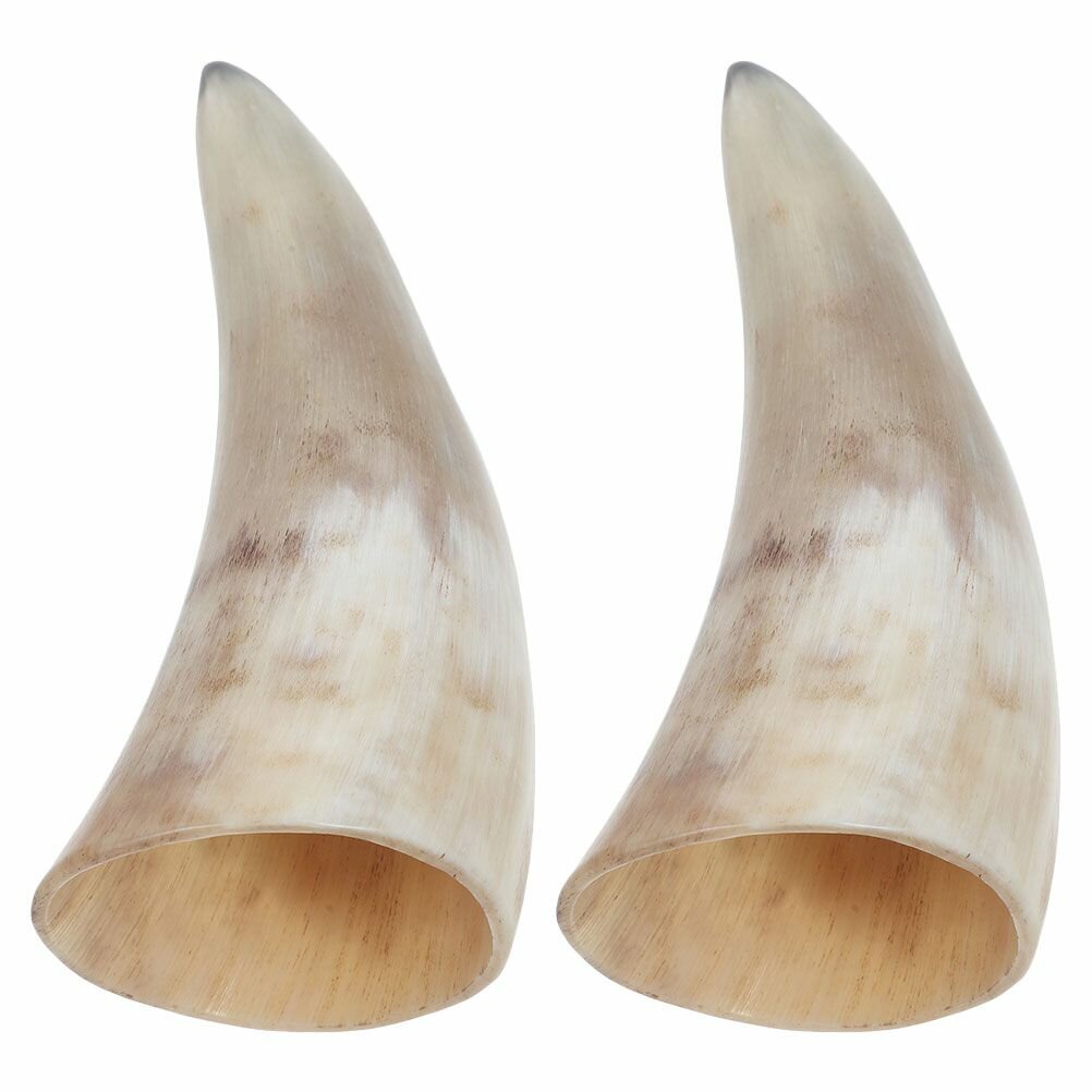 Роговые Кубки С Индивидуальным Узором Для Настоящих Гурманов, Два Предмета, 13.50X6.50X5.00Cm