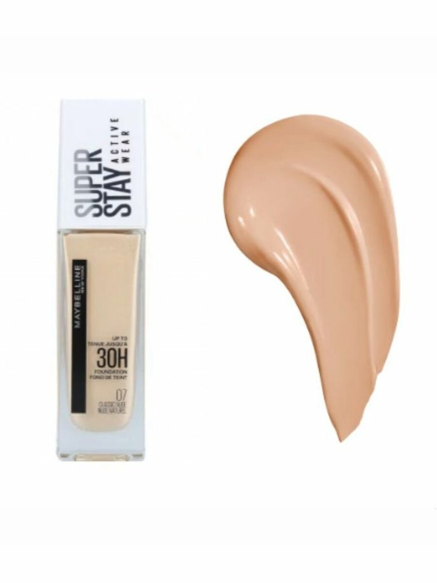 Maybelline Тональный крем Super Stay Active wear 30h - 07classic nude