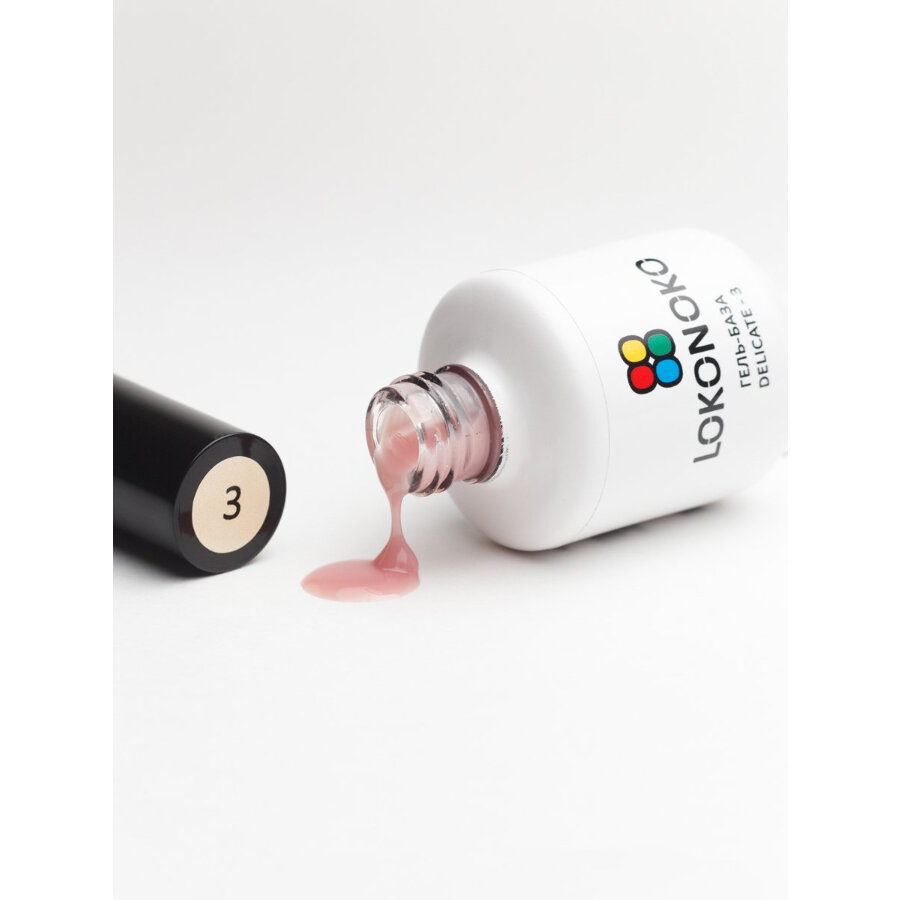LOKONOKO, Гель-база delicate №3, 15 мл
