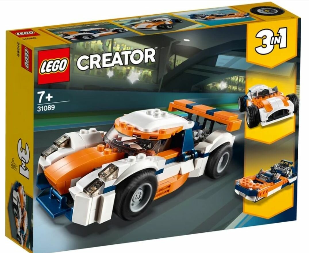Конструктор Lego Creator 31089 Оранжевый гоночный автомобиль