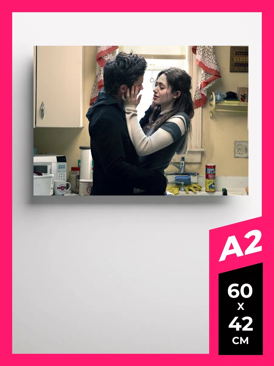 Постер Бесстыжие плакат Shameless А1, А2, А3, 50х70 6, матовая фотобумага премиум качества