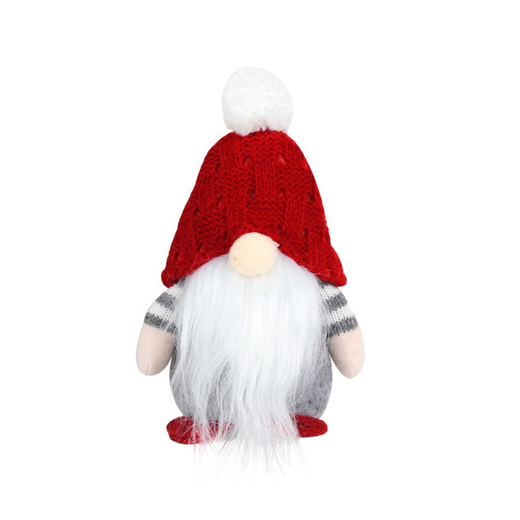 Рождественская елка, украшение для дома, милая вязаная шапочка, Безликая Кукла, Плюшевая фигурка, Декор