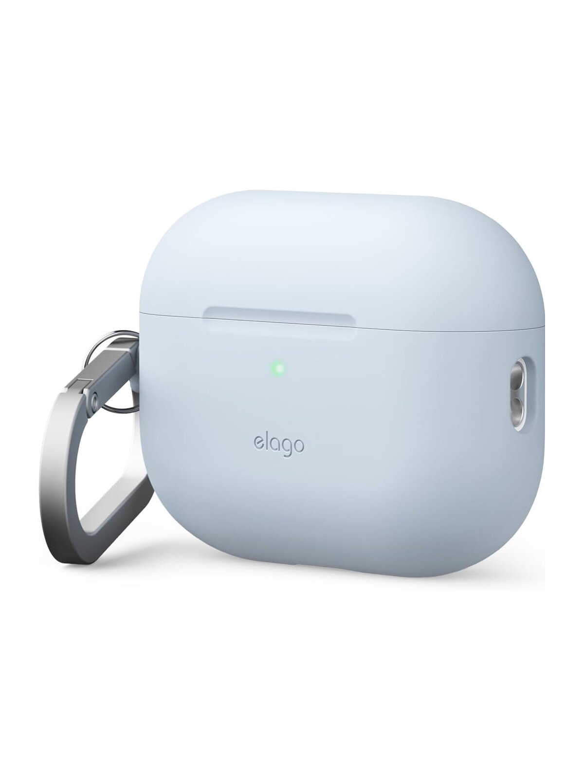 Elago силиконовый чехол с карабином для AirPods Pro 3, Silicone Hang case, Light Blue