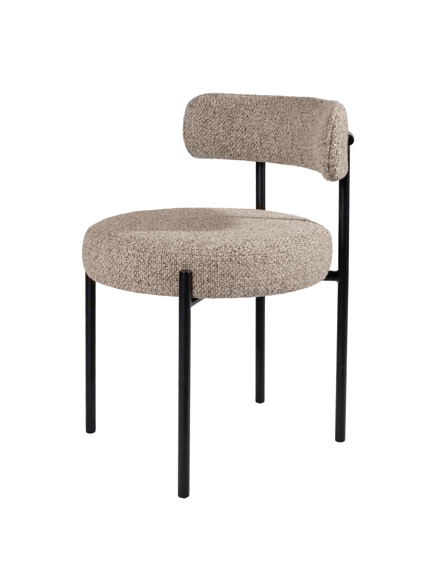 Обеденный стул Coppola, Каркас - железо окрашенное, Наполнитель - ППУ, Обивка - ткань (состав: 100 % полиэстер;