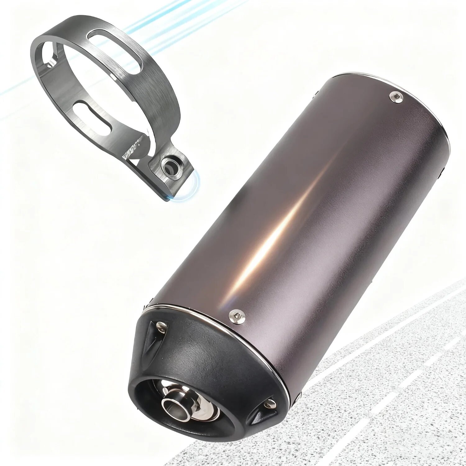 Мотоциклетный глушитель с титановым шумоподавлением 38 мм для 125cc DB Killer Kawasaki ZX6R Akrapovič harley davidson Pit Bike