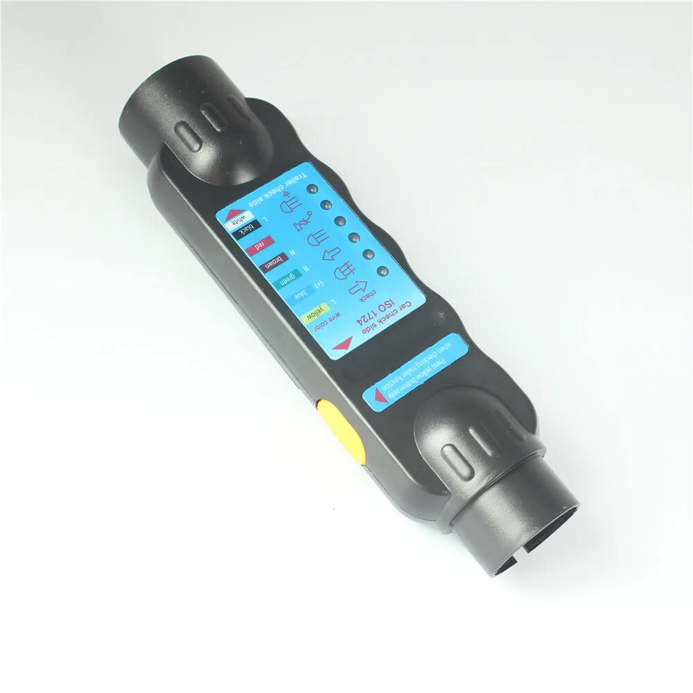 7-контактный тестер розеток прицепа, тест фаркопа для заднего противотуманного индикатора, указателя поворота, прожектора, диагностические инструменты, автомобильные аксессуары 12 В