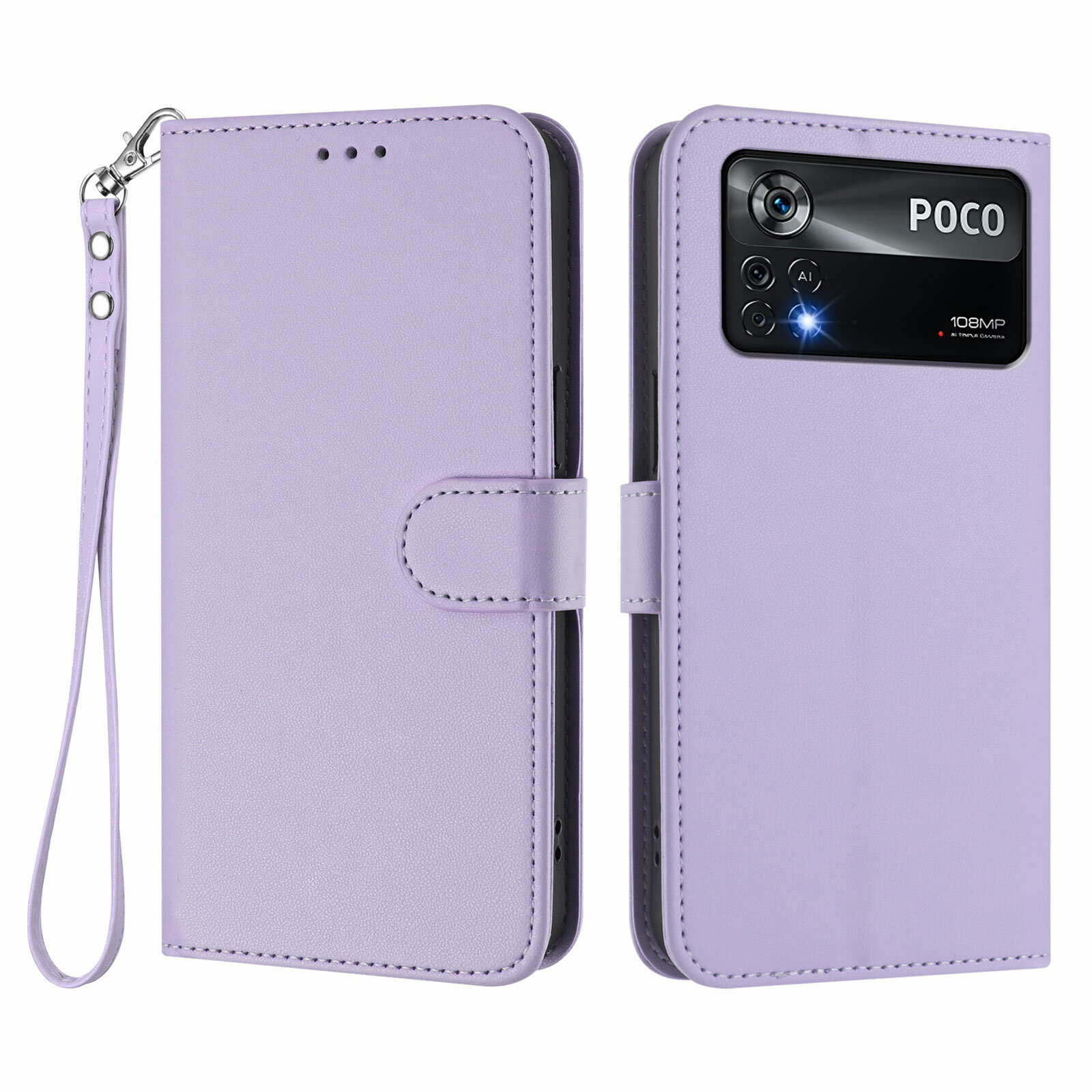 Подходит для Xiaomi POCO M4 Pro 4G( Сяоми Поко M4 Про 4G ) Магнитные пряжки, кронштейны, сейсмостойкие, новинки, подарки