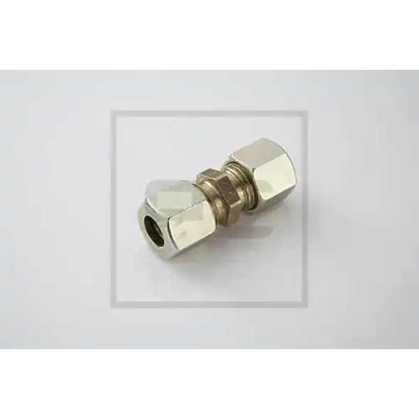 PETERS 076.000-00A (07600000A_PE8) соединитель резьб. прямой d6x1-d6x1 (м) под ключ с 2 втулками опорн.\