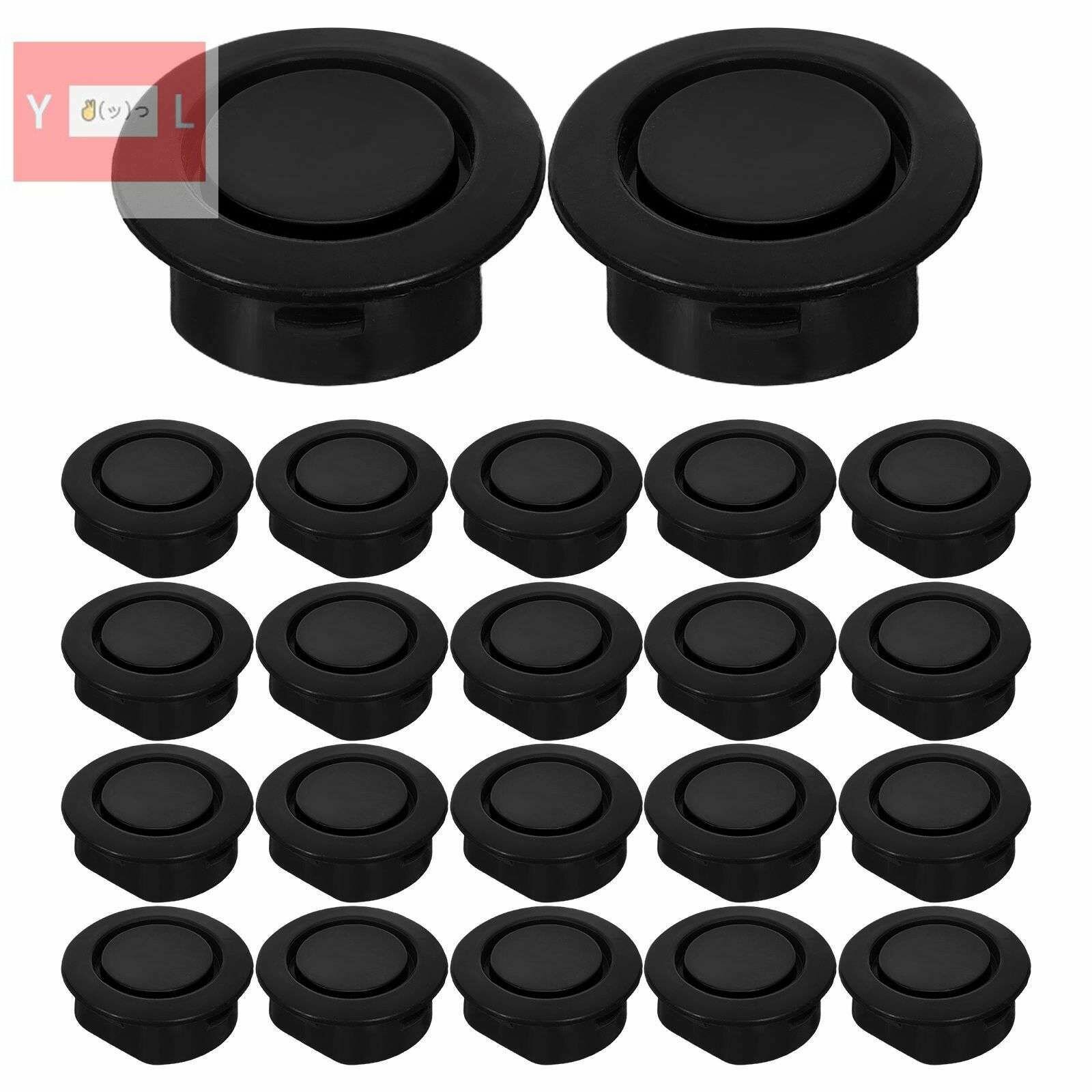 Универсальные заглушки радарных датчиков, чёрные большого размера, улучшают внешний вид, 24 шт