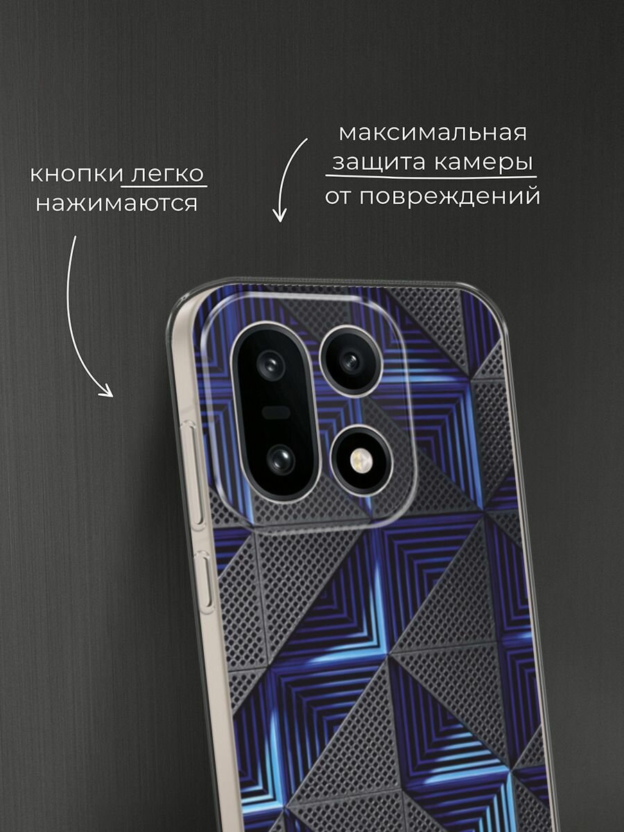 Силиконовый чехол на OnePlus 15 / Ван Плас 15 с принтом IBM — фото 1