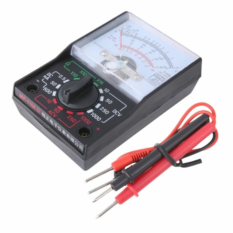 Стрелочный мультиметр карманного типа MF-110 мультиметр без аккумулятора