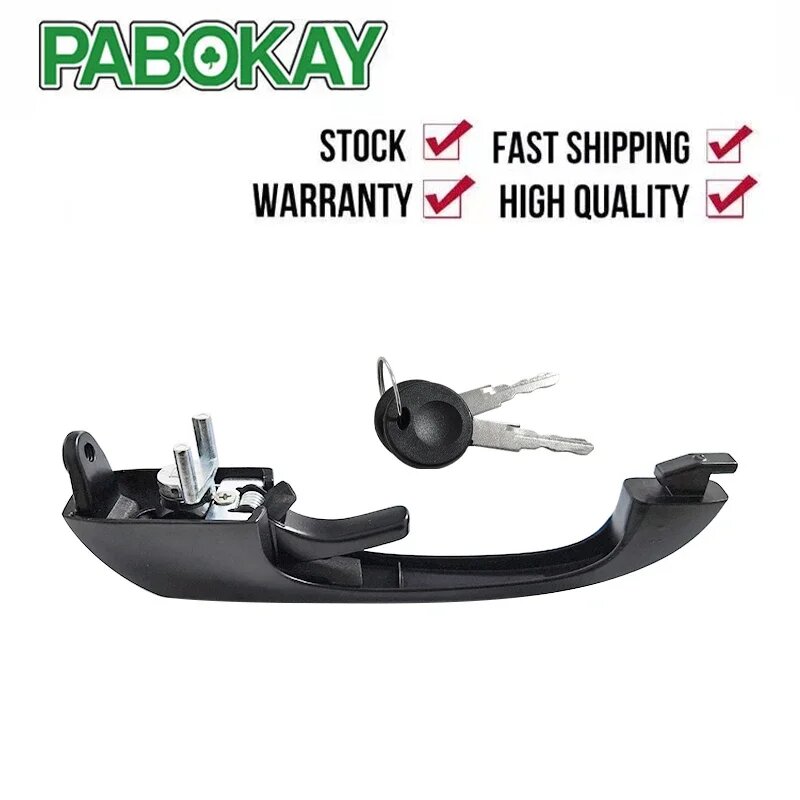 Для VW Transporter III Bus T3 1979-1992 внешняя ручка двери слева или справа с 2 ключами 251837205