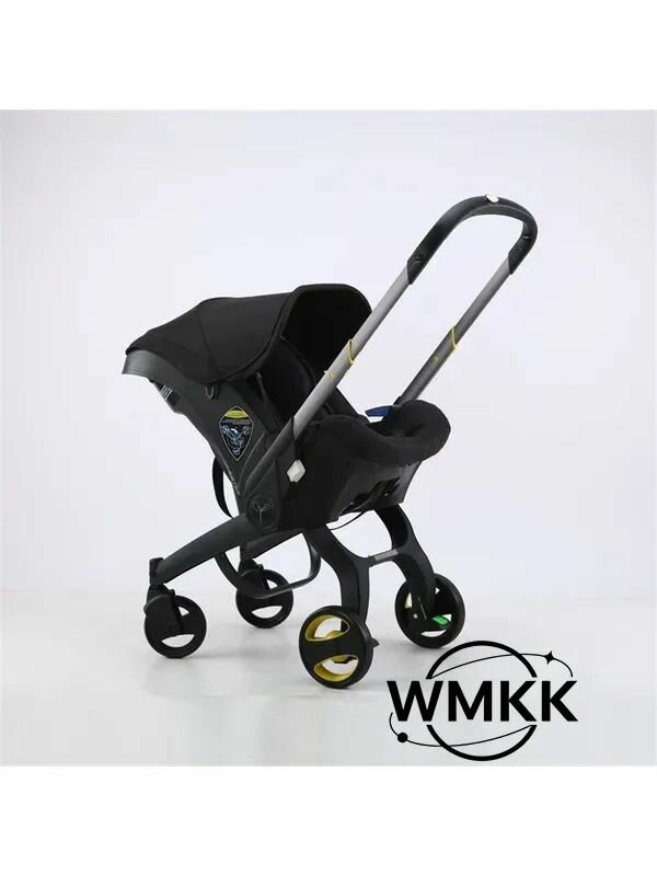 Универсальная модульная коляска 4 в 1 (автокресло-переноска)коляска для 0-24 месяцев черное