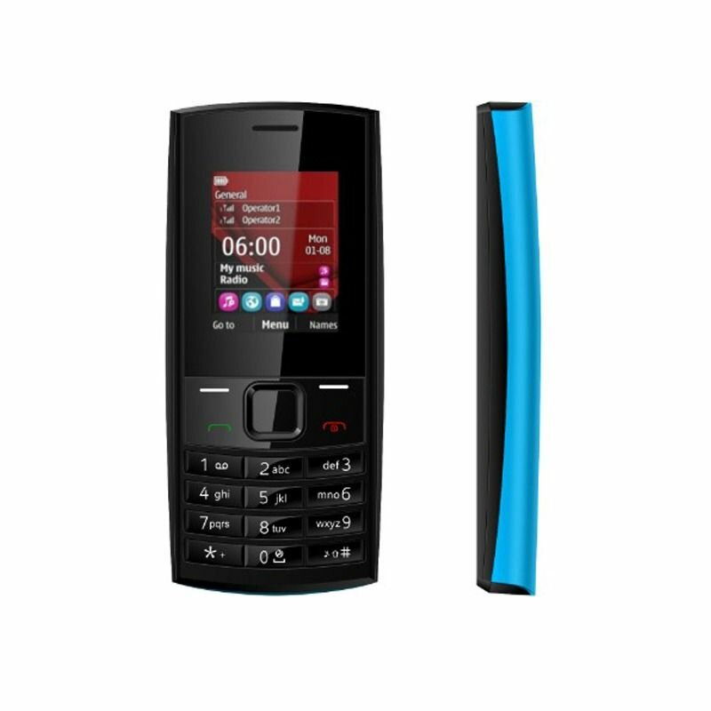 Кнопочный телефон Nokia X2-02 2 SIM, Голубой