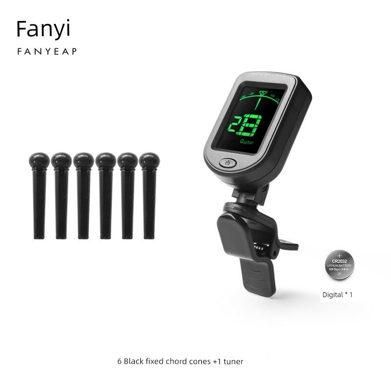 Крепление струн 15Y A1V80 - черно-белые крепления для струн акустической гитары, аксессуары для фиксации струн,