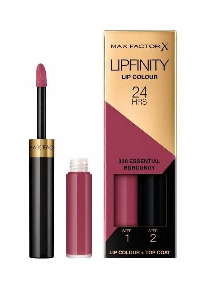 Max Factor жидкая устойчивая помада lipfinity liquid lipstick 330 essential burgundy